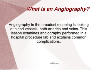 Angiography surgery in india | PPT