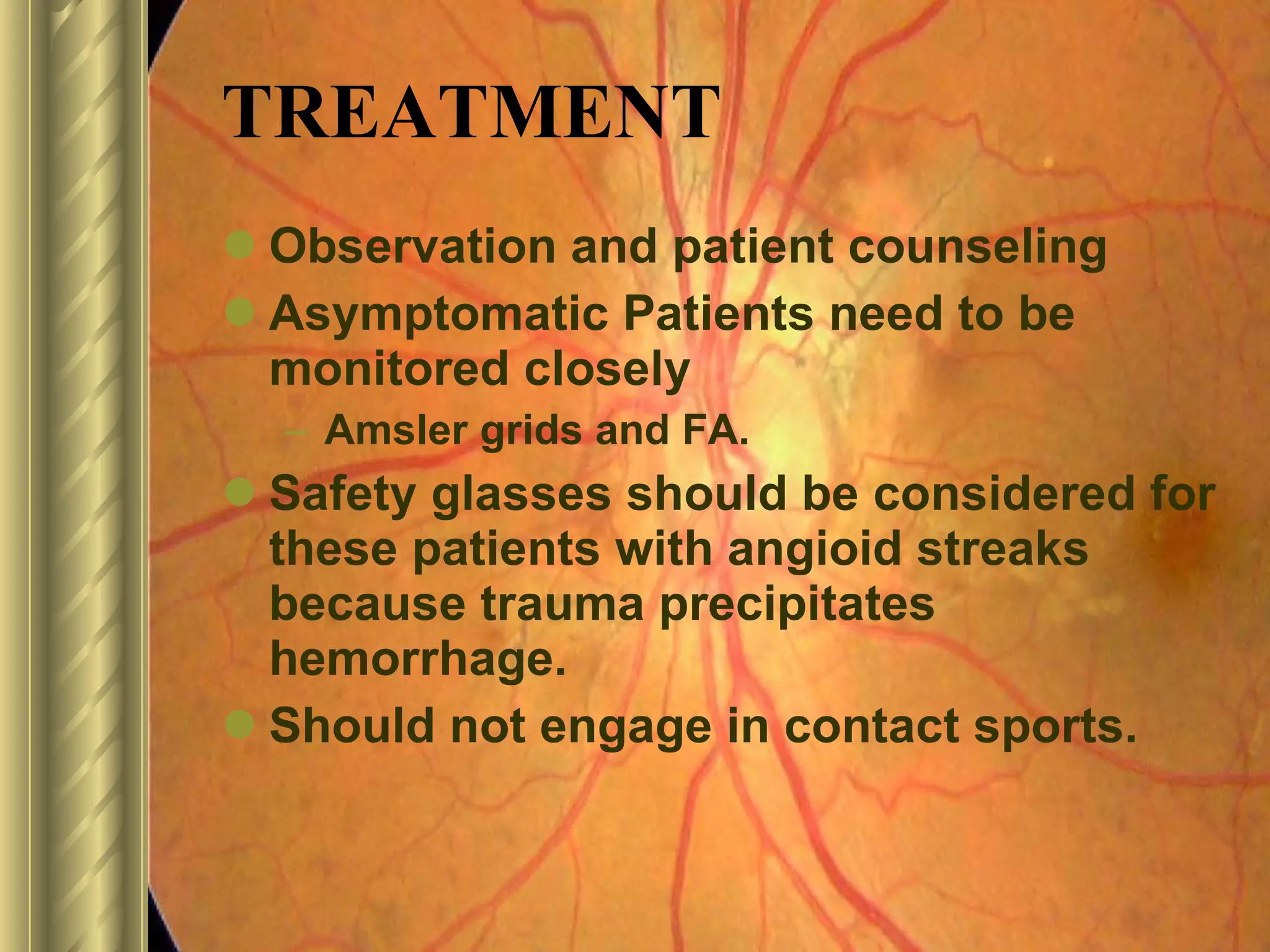 Angioid streaks | PPT