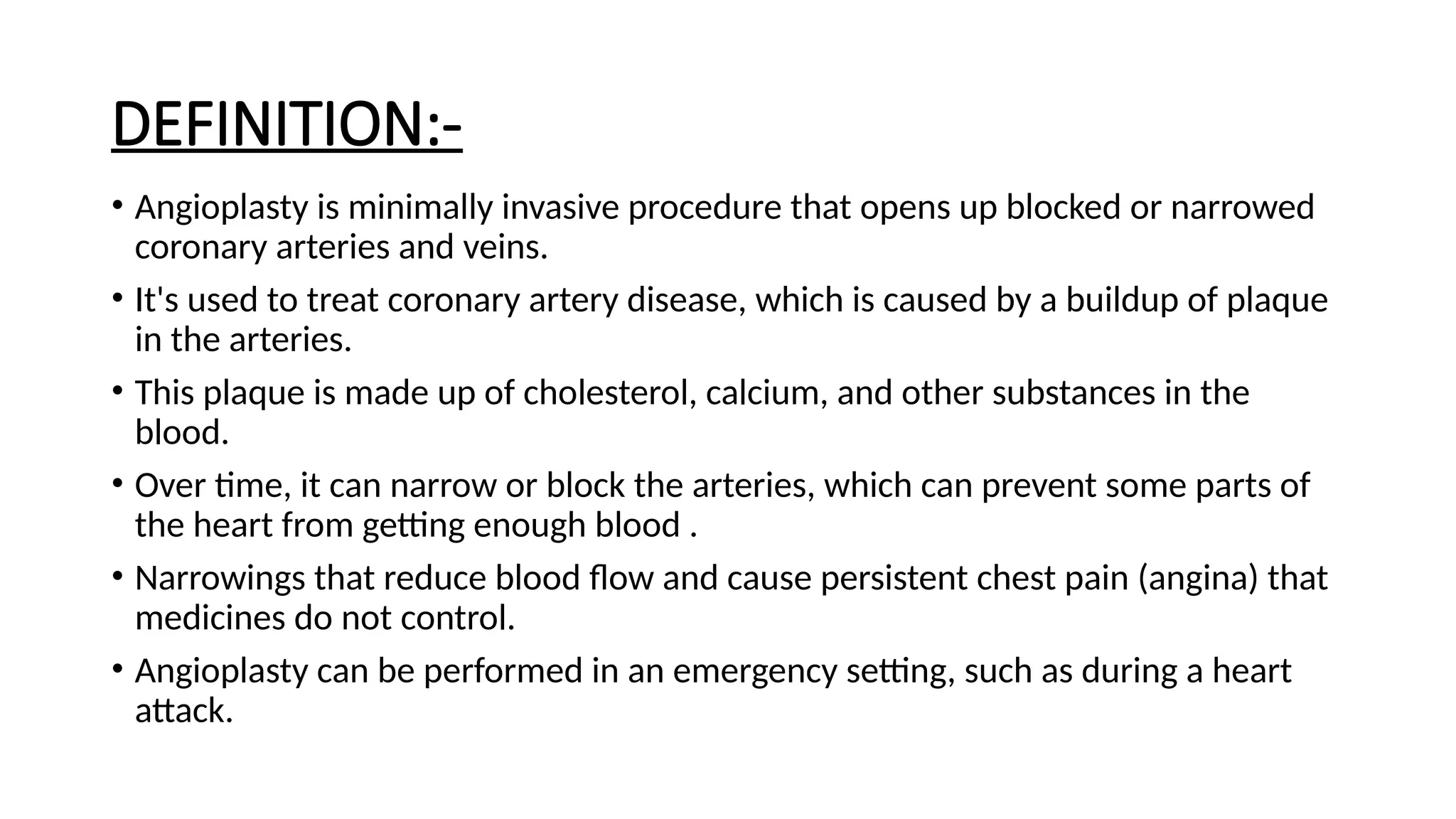 ANGIOPLASTY procedure a minimal invasive procedure ppt..pptx