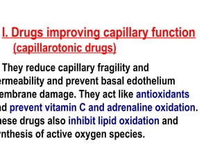 Angioprotectors ( details of drugs ).ppt