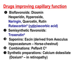 Angioprotectors ( details of drugs ).ppt