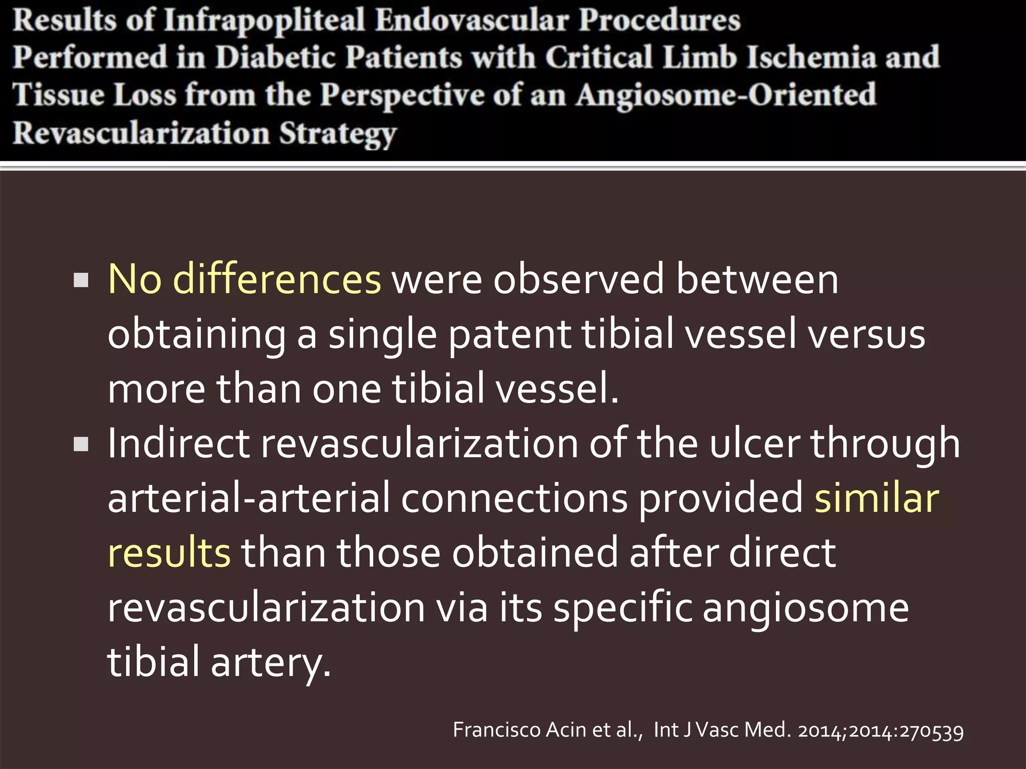ANGIOSOME CONCEPT OF REVASCULARIZATION | PPTX