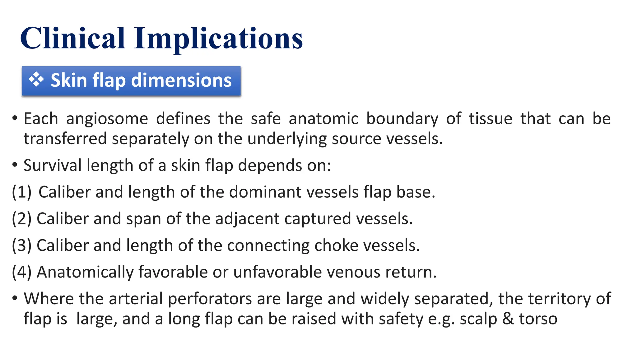 Angiosome Theory of Skin Vascular Territories | PPTX