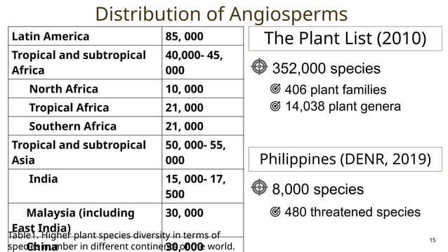 ANGIOSPERM: Characteristics, Life Cycle, and Examples | PPT