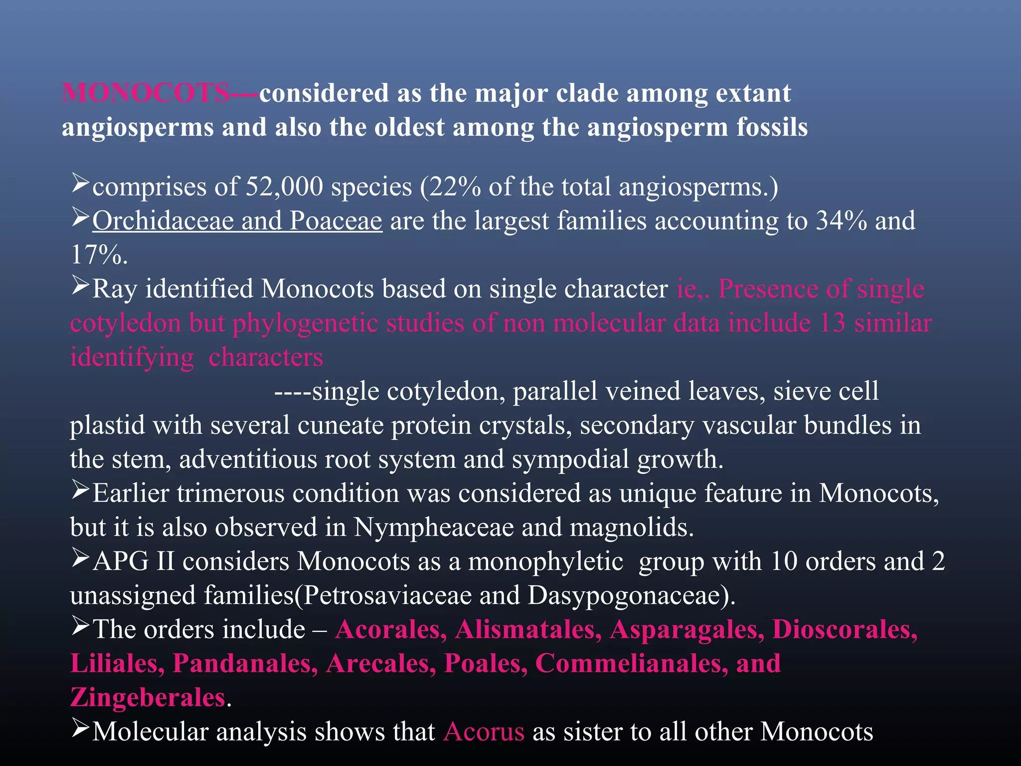 Angiosperm phlogeny group taxonomy classification | PPT