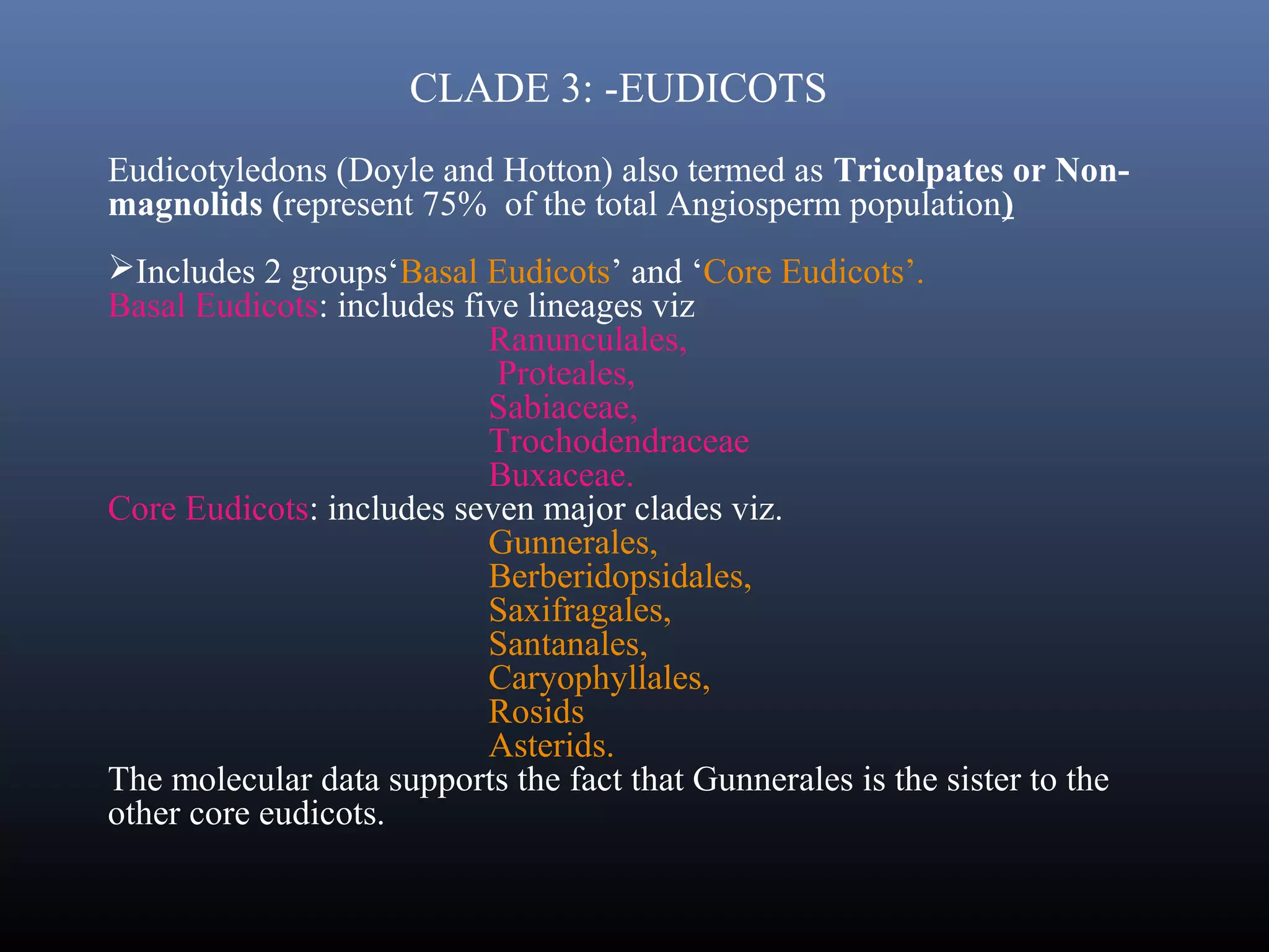 Angiosperm phlogeny group taxonomy classification | PPT