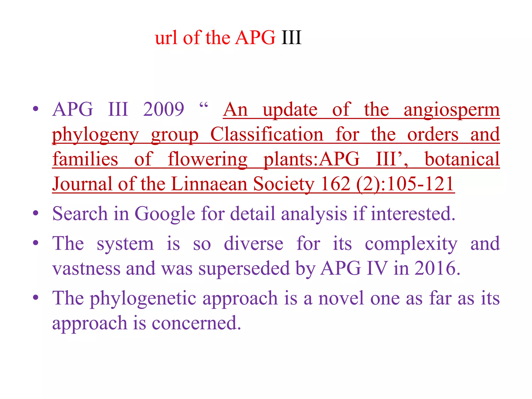 Angiosperm phylogenic group(apg) iii | PDF | Biological Sciences | Science