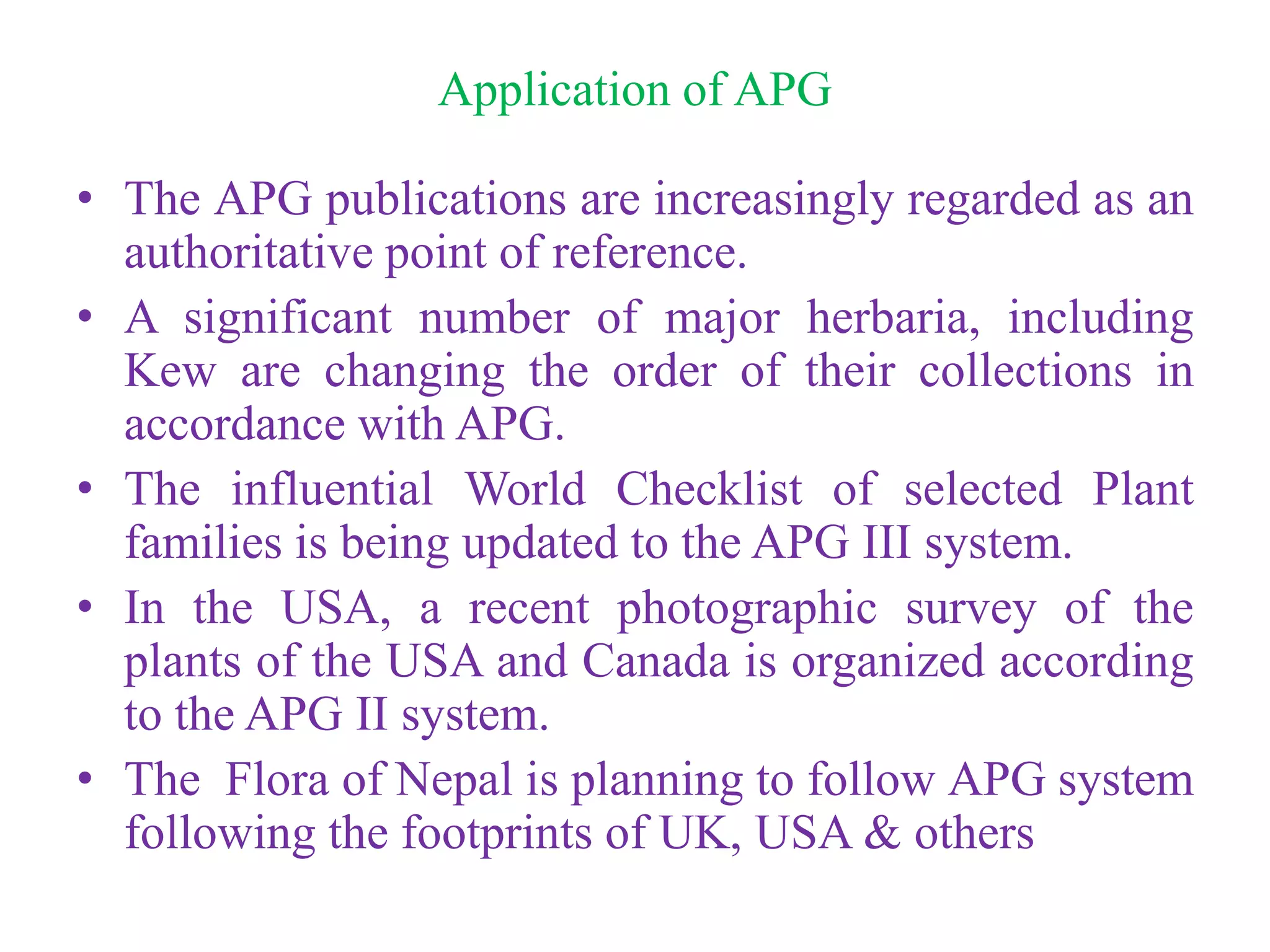 Angiosperm phylogenic group(apg) iii | PDF