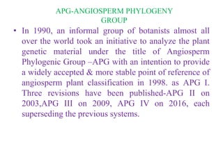 Angiosperm phylogenic group(apg) iii | PDF | Biological Sciences | Science
