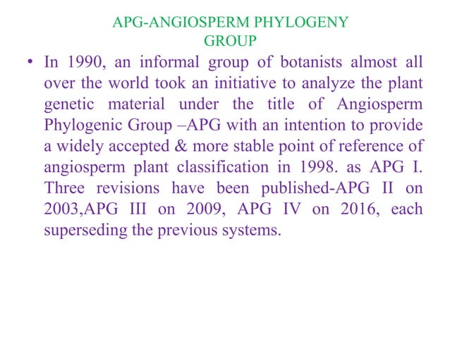 Angiosperm phylogenic group(apg) iii | PDF | Biological Sciences | Science