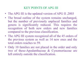 Angiosperm phylogenic group(apg) iii | PDF