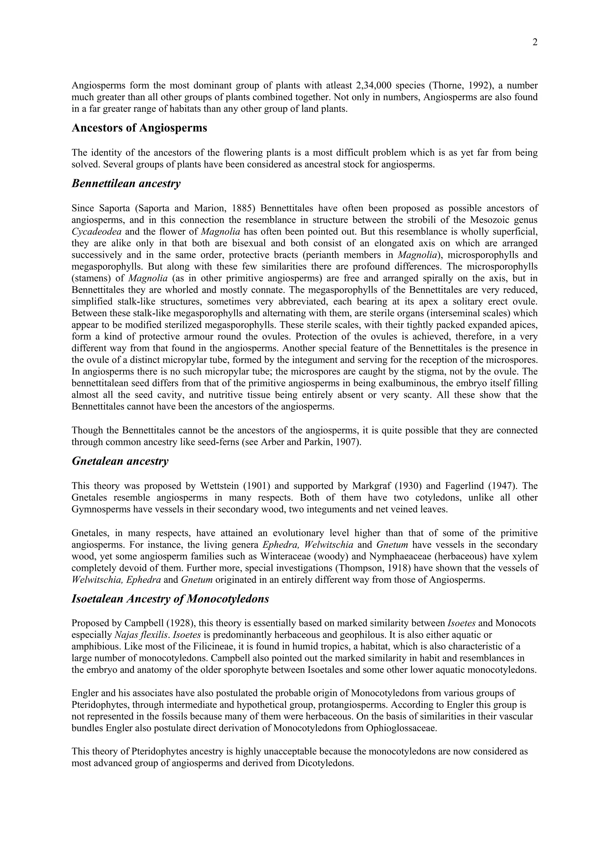 Angiosperms origin and_evolution | PDF