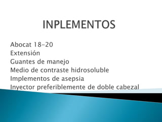 Angiotc de miembros inferiores | PPTX
