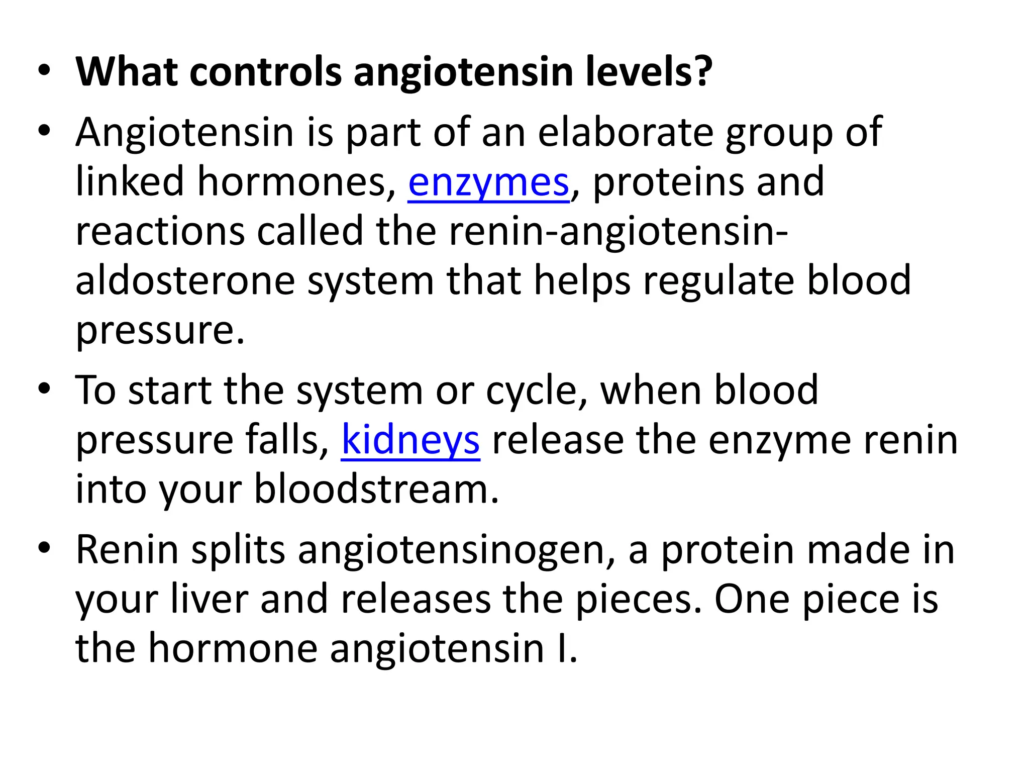 ANGIOTENSIN raas for pharmacology ..pptx