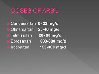 Angiotensin receptor blocker | PPTX