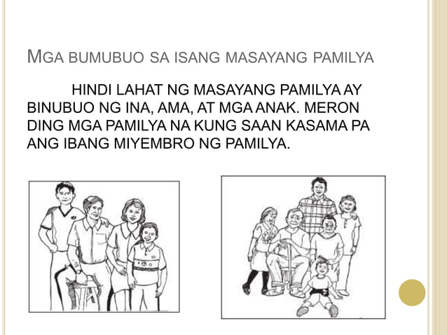 Ang Isang Masaya at Buong Pamilya | PPTX