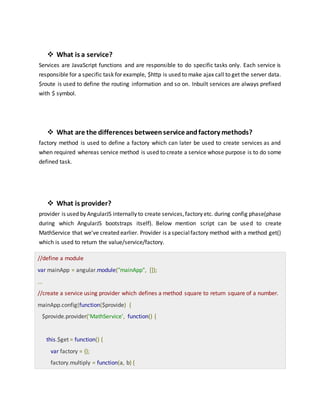 AngularJS | DOCX | Web Development | Internet