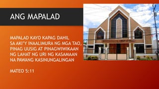 Ang kabaligtaran ay katotohanan | PPTX