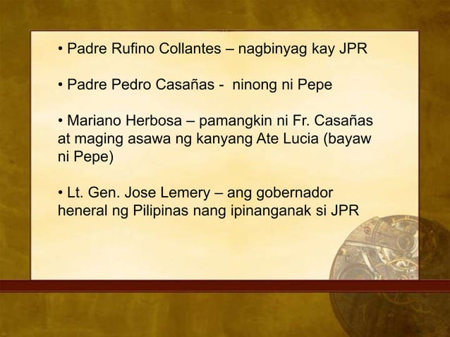 Ang kabataan ni jose rizal | PPTX