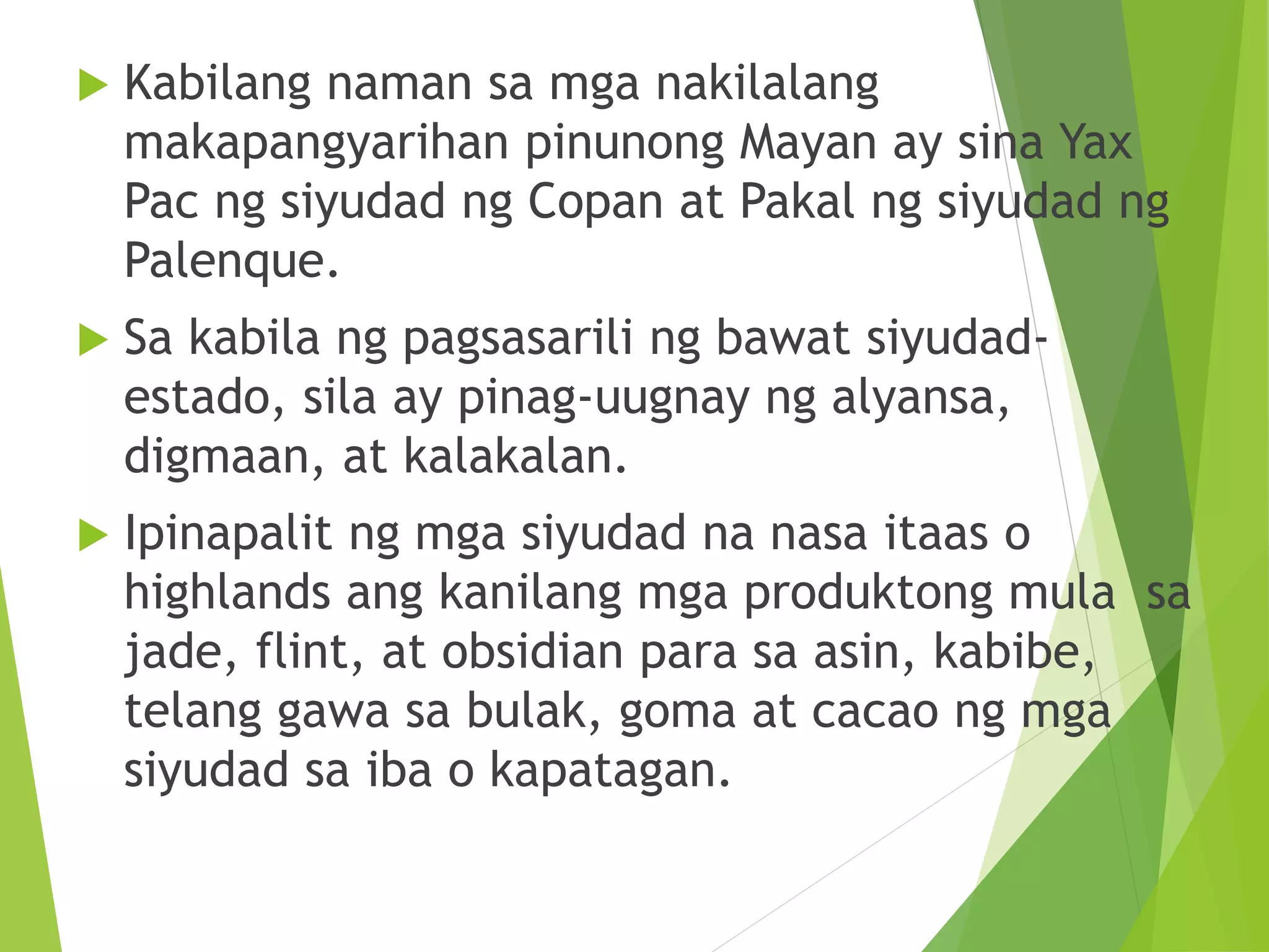 Ang kabihasnang maya | PPTX
