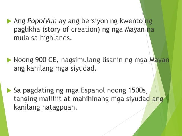 Ang kabihasnang maya | PPTX