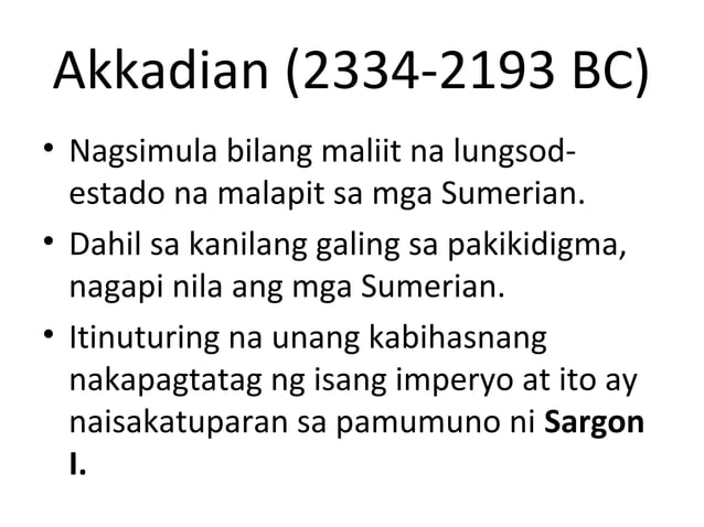 Ang kabihasnang mesopotamia | PPT