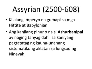 Ang kabihasnang mesopotamia | PPT