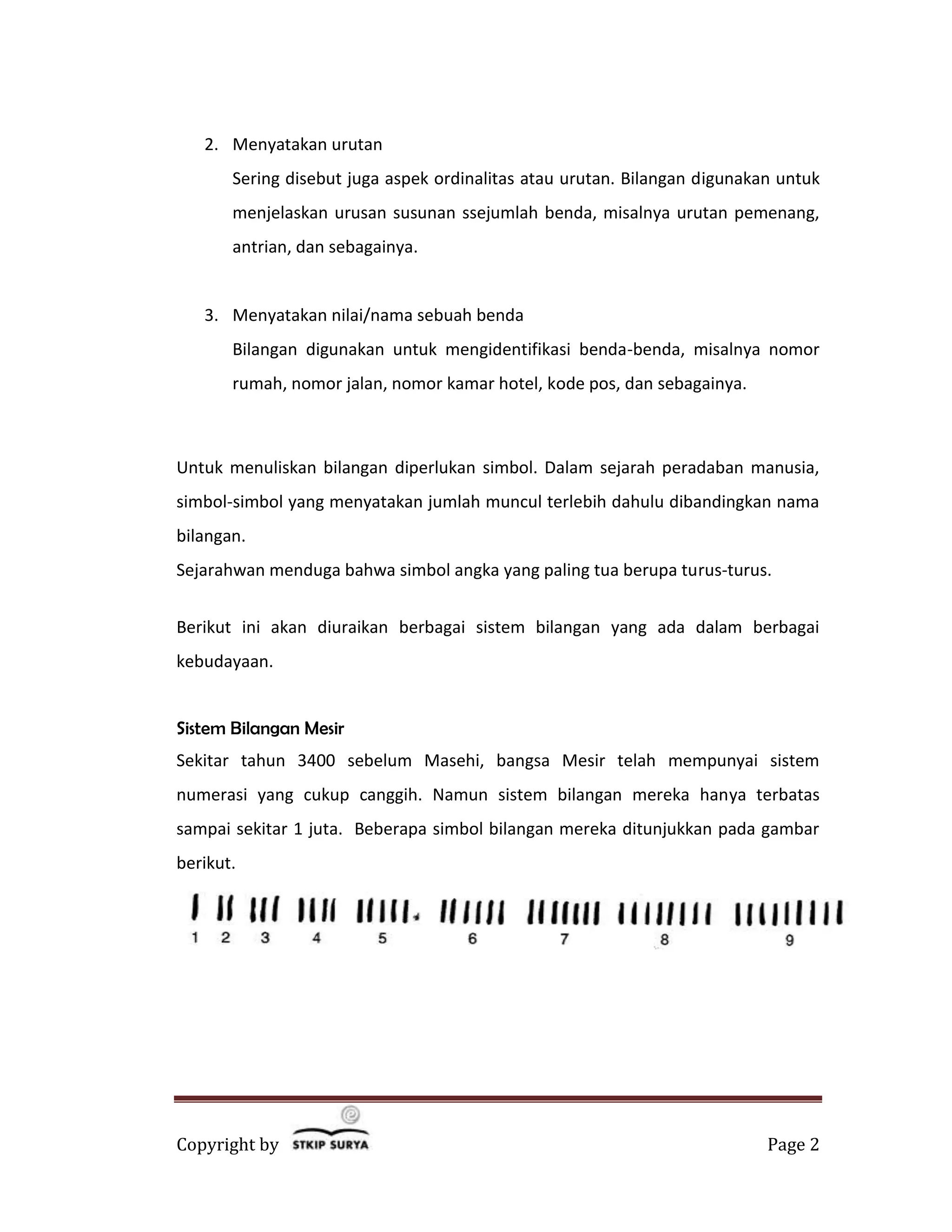 Angka dan bilangan | DOCX