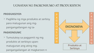 ANG KAHALAGAHAN NG PAGKONSUMO AT PRODUKSIYON.pptx