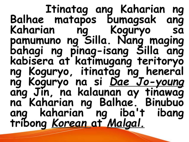 Ang Kaharian ng Balhae | PPT