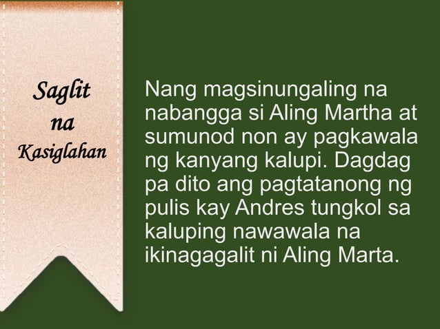 Ang Kalupi - Group7 BSED Filipino 3 | PPTX