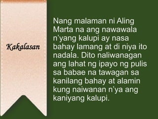 Ang Kalupi - Group7 BSED Filipino 3 | PPTX