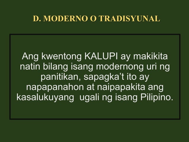 Ang Kalupi - Group7 BSED Filipino 3 | PPTX