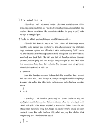 Filosofis Angka Nol | DOC