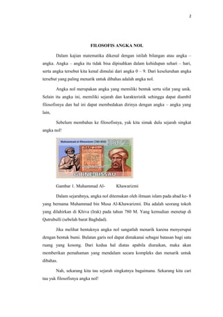 Filosofis Angka Nol | DOC