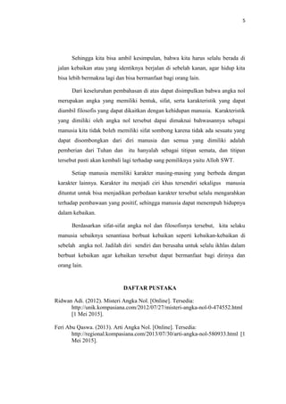 Filosofis Angka Nol | DOC