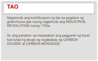 Ang kapaligiran, climate change at 2 approach sa drrmc lecture | PPTX