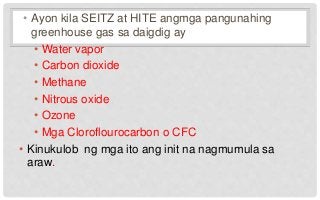 Ang kapaligiran, climate change at 2 approach sa drrmc lecture | PPTX