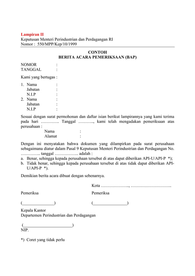 Angka pengenal impor | PDF