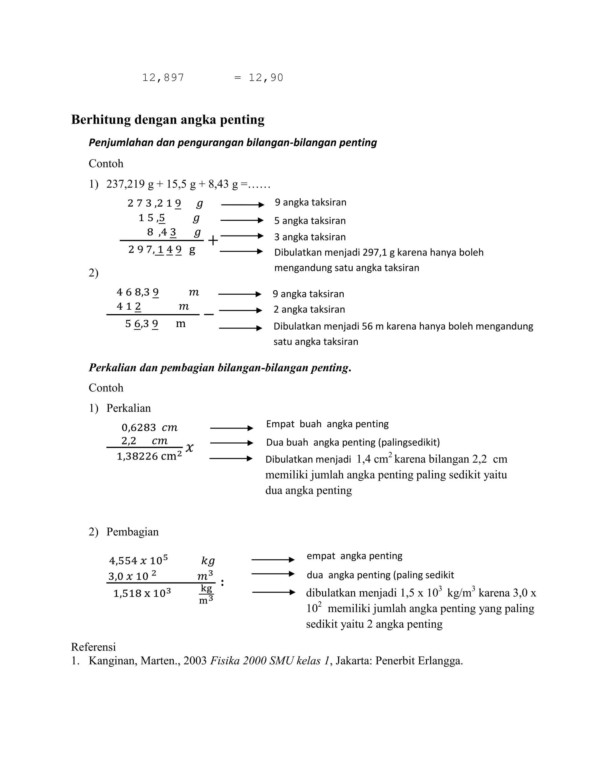 Angka penting | DOCX