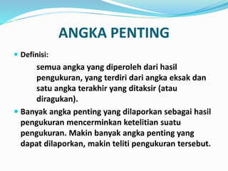 Angka penting | PPTX