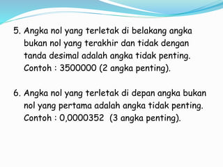 Angka penting | PPTX