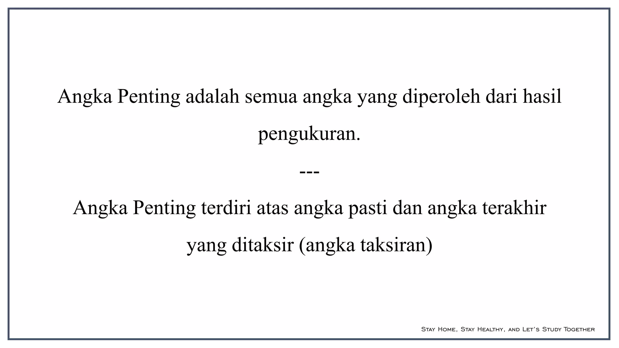 Angka Penting | PPT