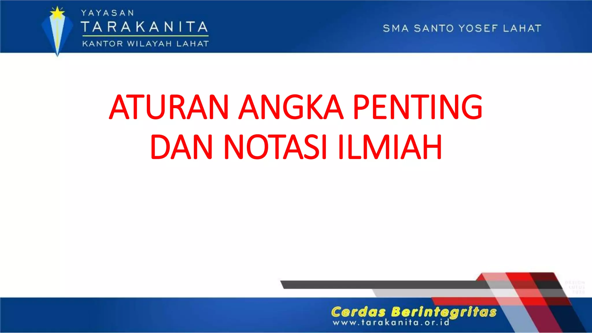 Angka penting dan notasi ilmiah | PPTX
