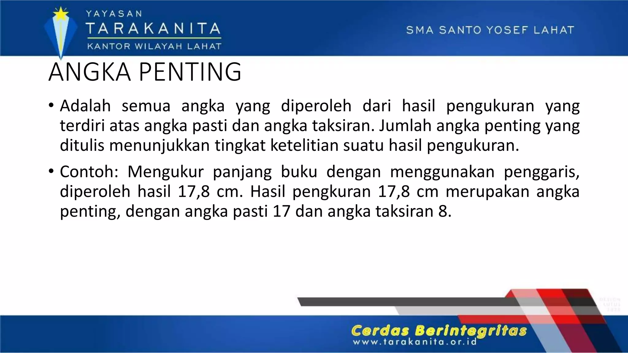 Angka penting dan notasi ilmiah | PPTX