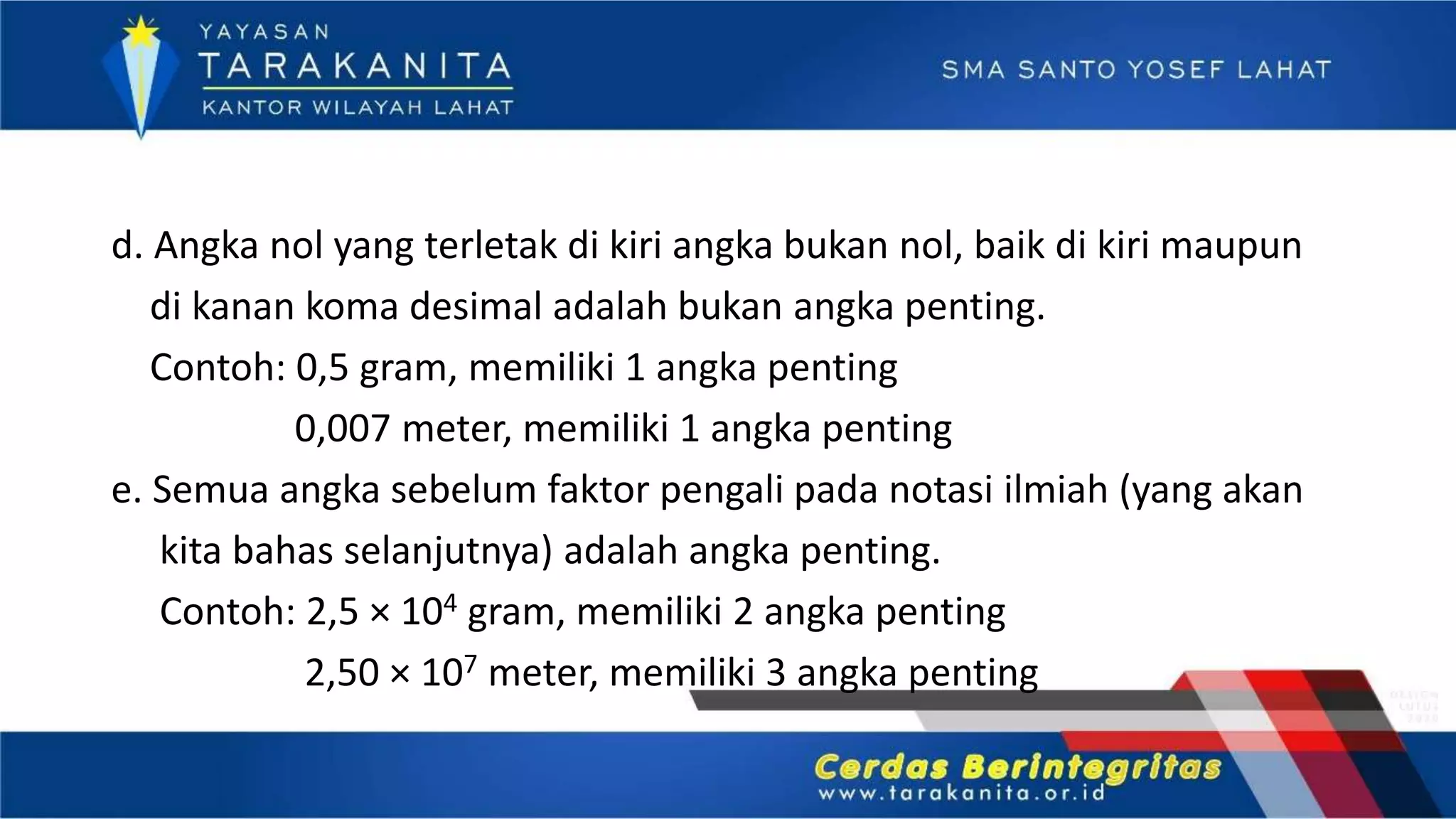 Angka penting dan notasi ilmiah | PPTX