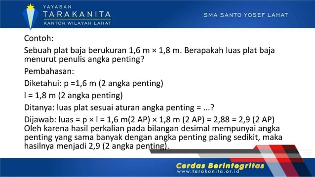 Angka penting dan notasi ilmiah | PPTX