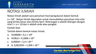 Angka penting dan notasi ilmiah | PPTX