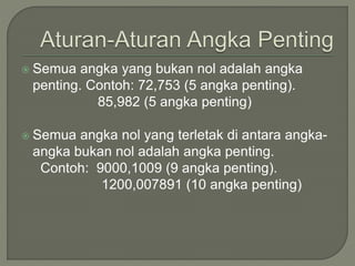 Angka penting | PPTX