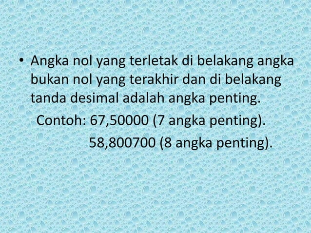 Angka penting | PPTX
